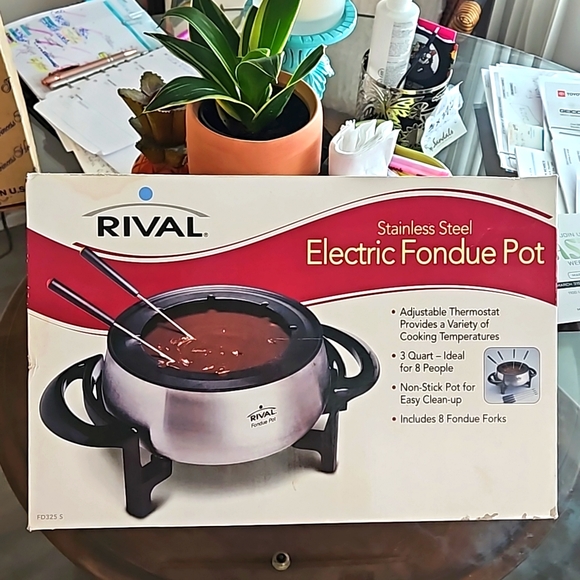 Rivalry Threads | Kitchen | Rival Stainless Steel Electric Fondue Pot ...